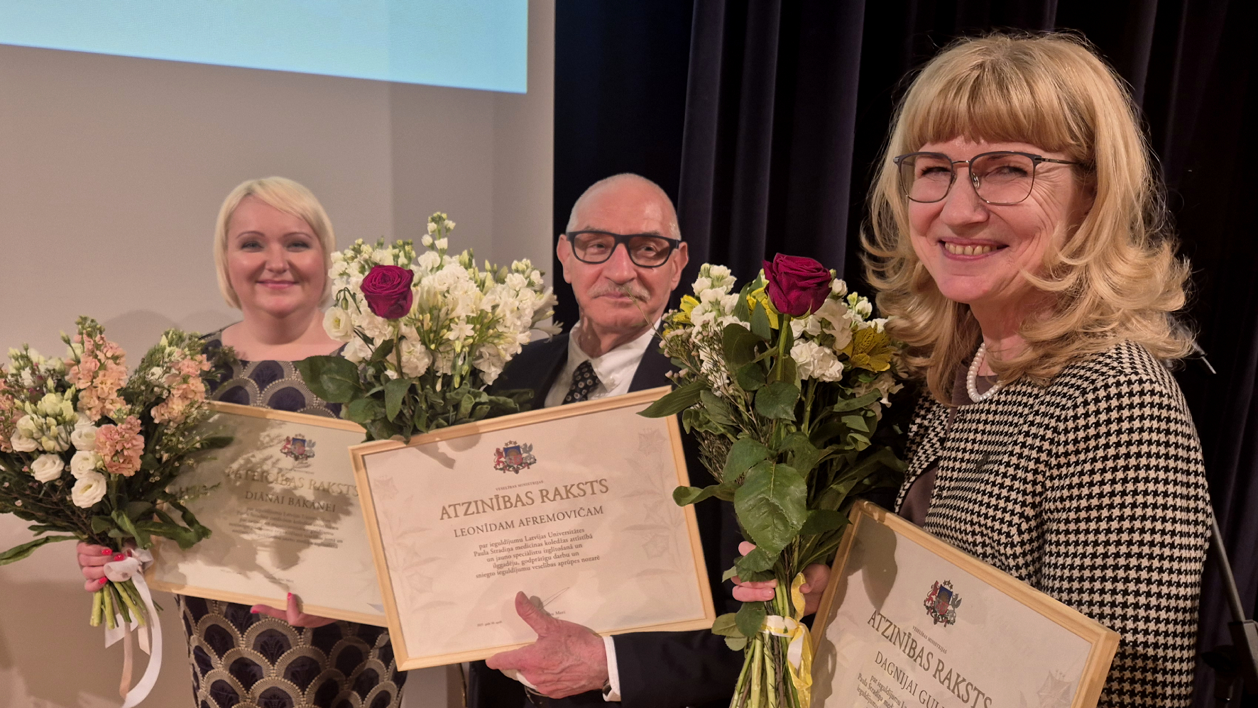 LU PSK darbinieki saņem VM apbalvojumus